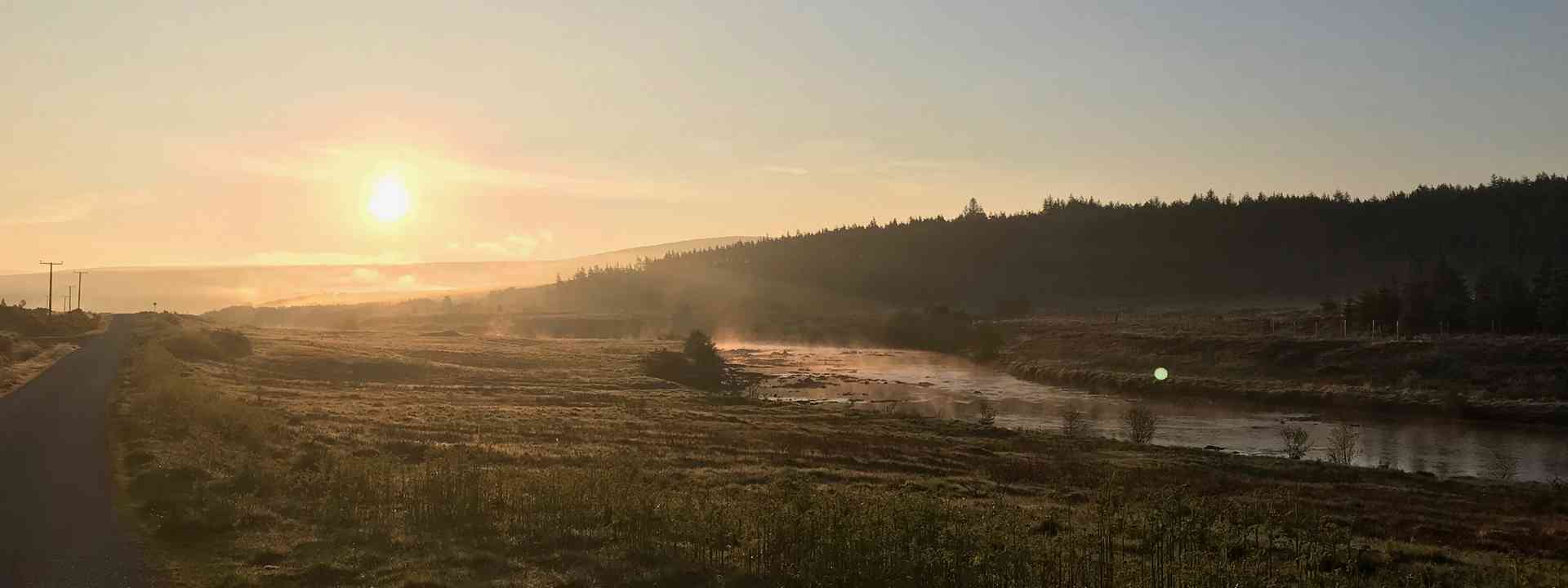 Salmon Fishing on the River Naver at Syre Estate in Sutherland, Scotland